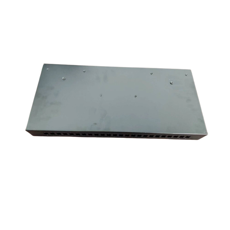 24 Port Rack Mount Fibre Termination Box Patch Panel ODF 24 Cores